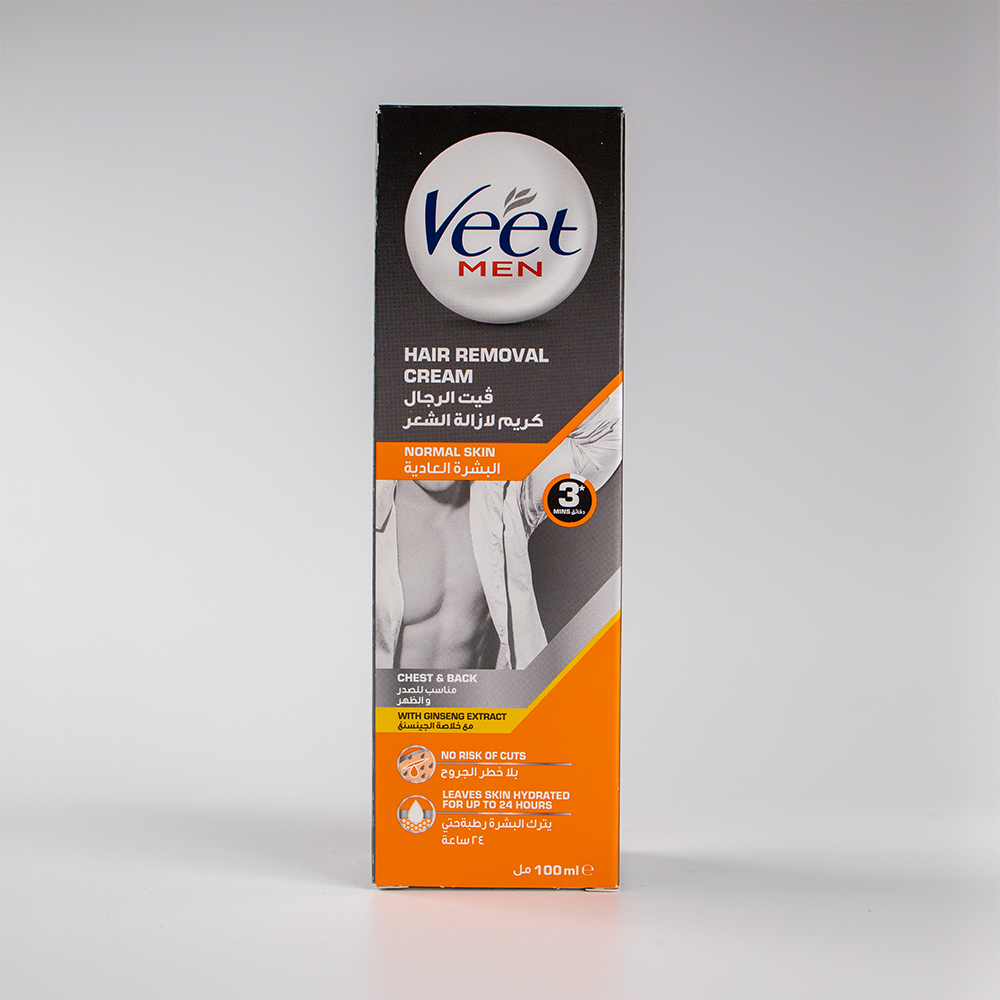 Veet Hair Removal Cream 100ml For Men, Normal Skin - YMH Online ...